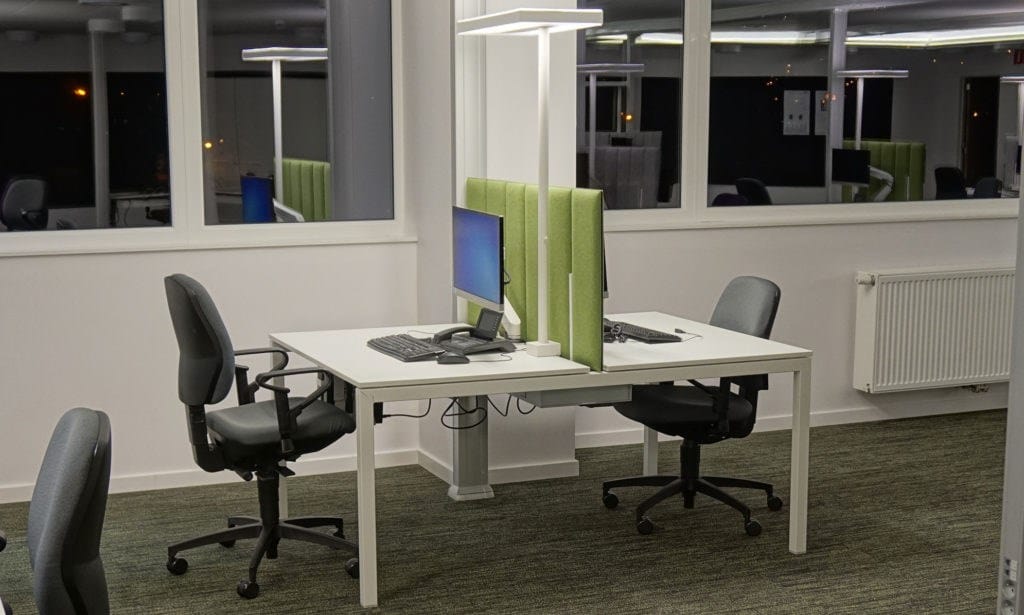 ECODESK | Desktop partition Polyester fibre desktop partition By Slalom