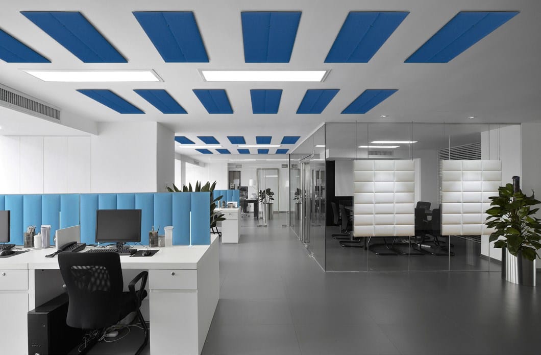 ECODESK | Desktop partition Polyester fibre desktop partition By Slalom