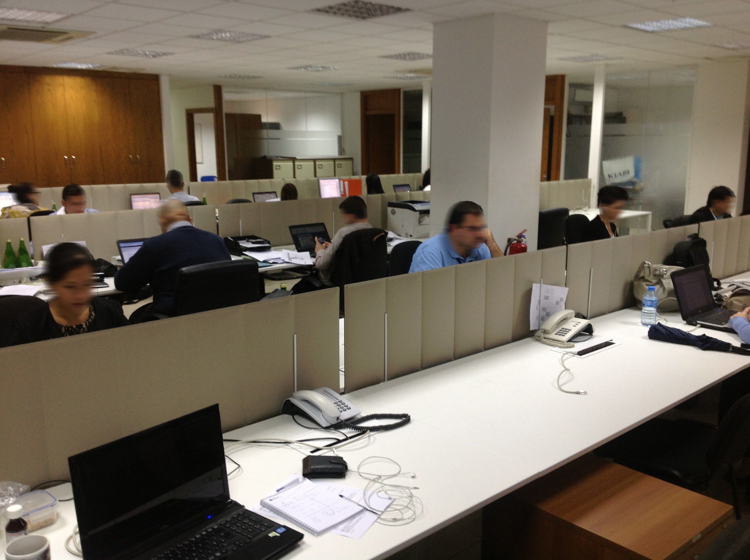 ECODESK | Desktop partition Polyester fibre desktop partition By Slalom