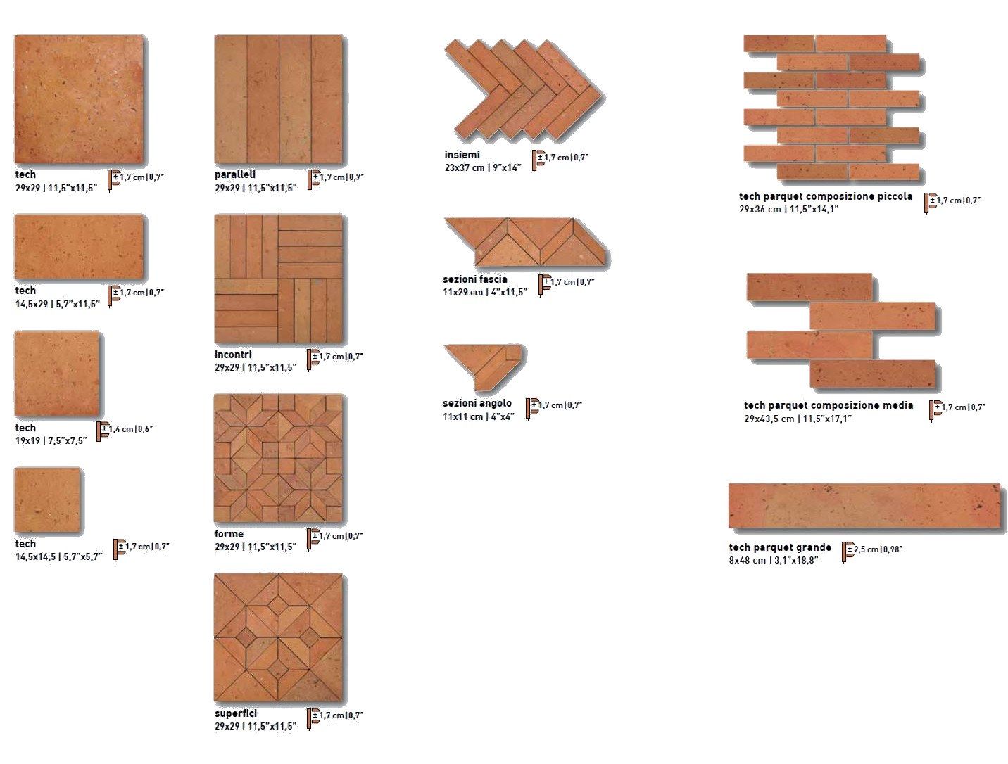 ECOLOGICA Handmade terracotta wall/floor tiles By ECO Ceramica
