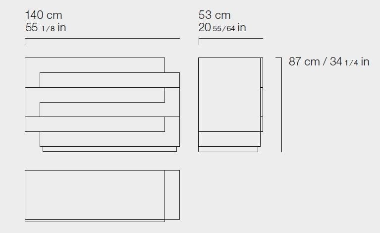 ECON Wooden chest of drawers By ETRO Home Interiors