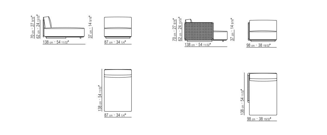 EDDY OUTDOOR Eddy Collection By Flexform