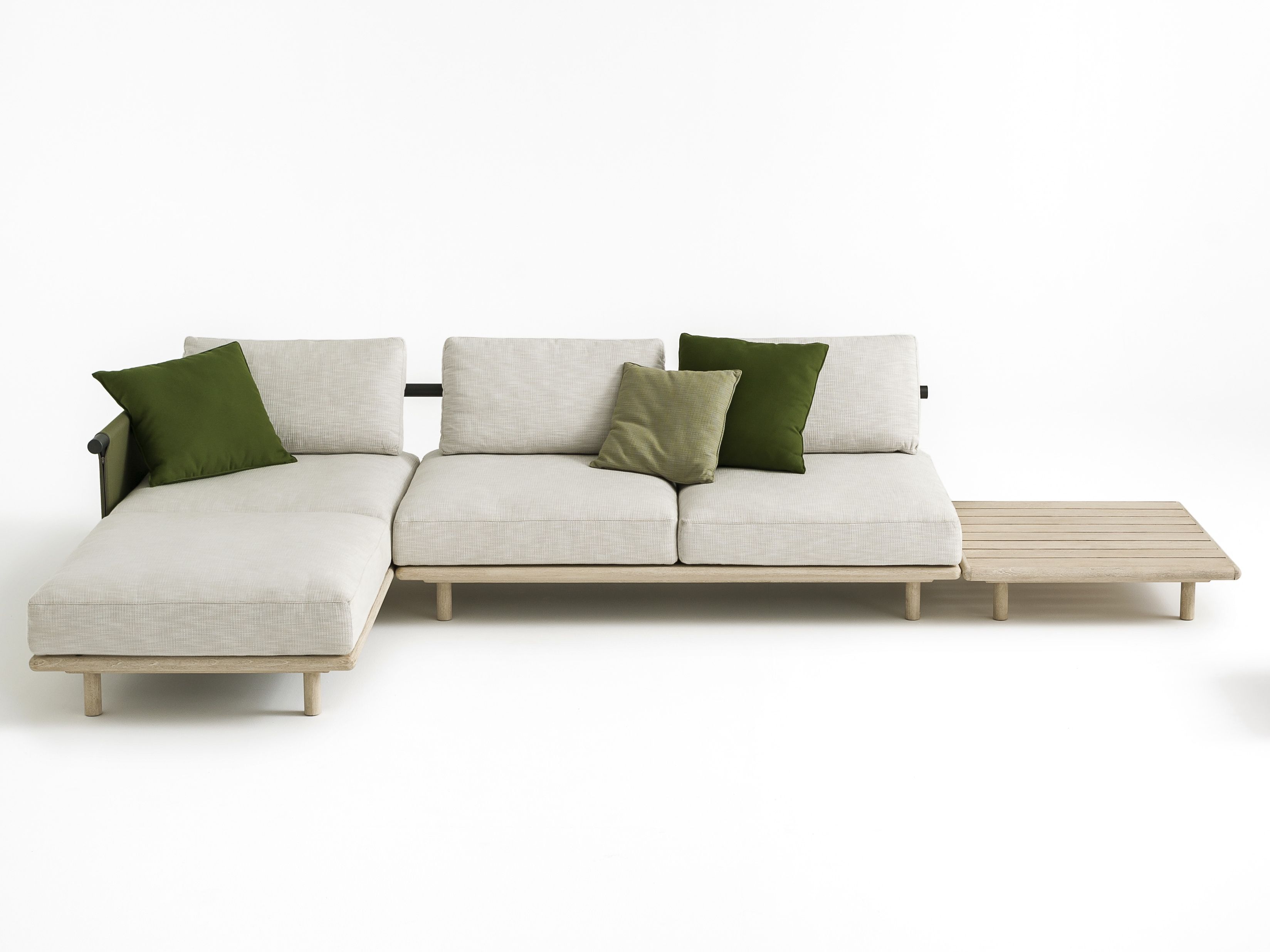 EDEN Batyline® garden sofa with chaise longue By RODA