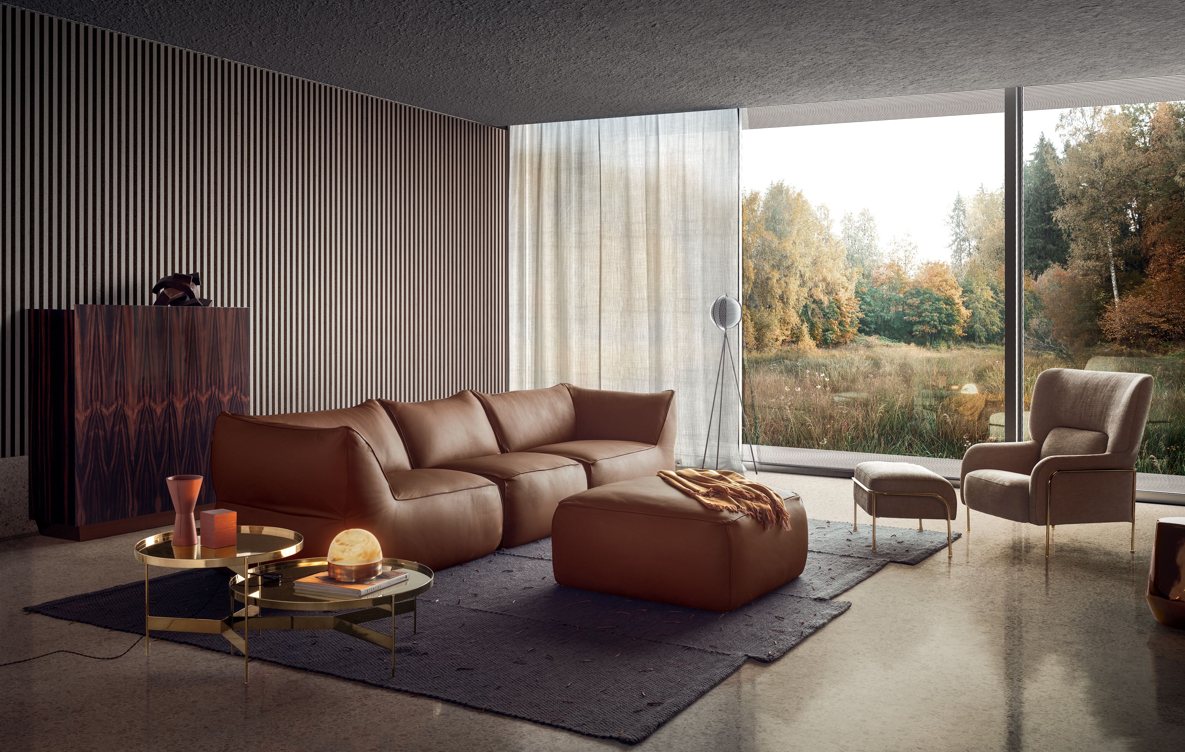 EDEN | Leather sofa By PIANCA