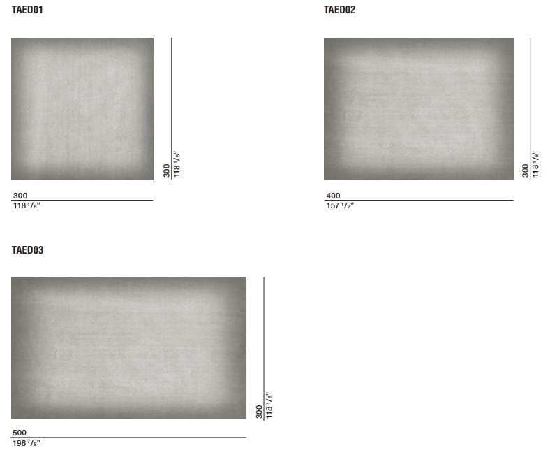 Wool and linen rug EDGE By Molteni & C. design Nicola Gallizia