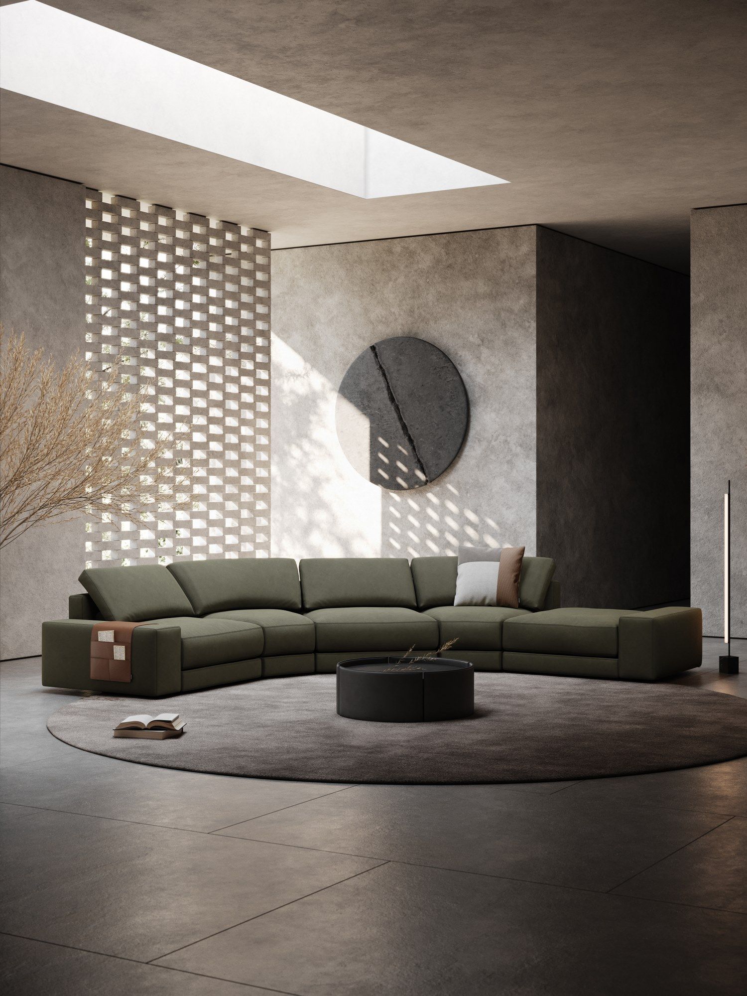 EDWARD | Leather sofa By Domkapa