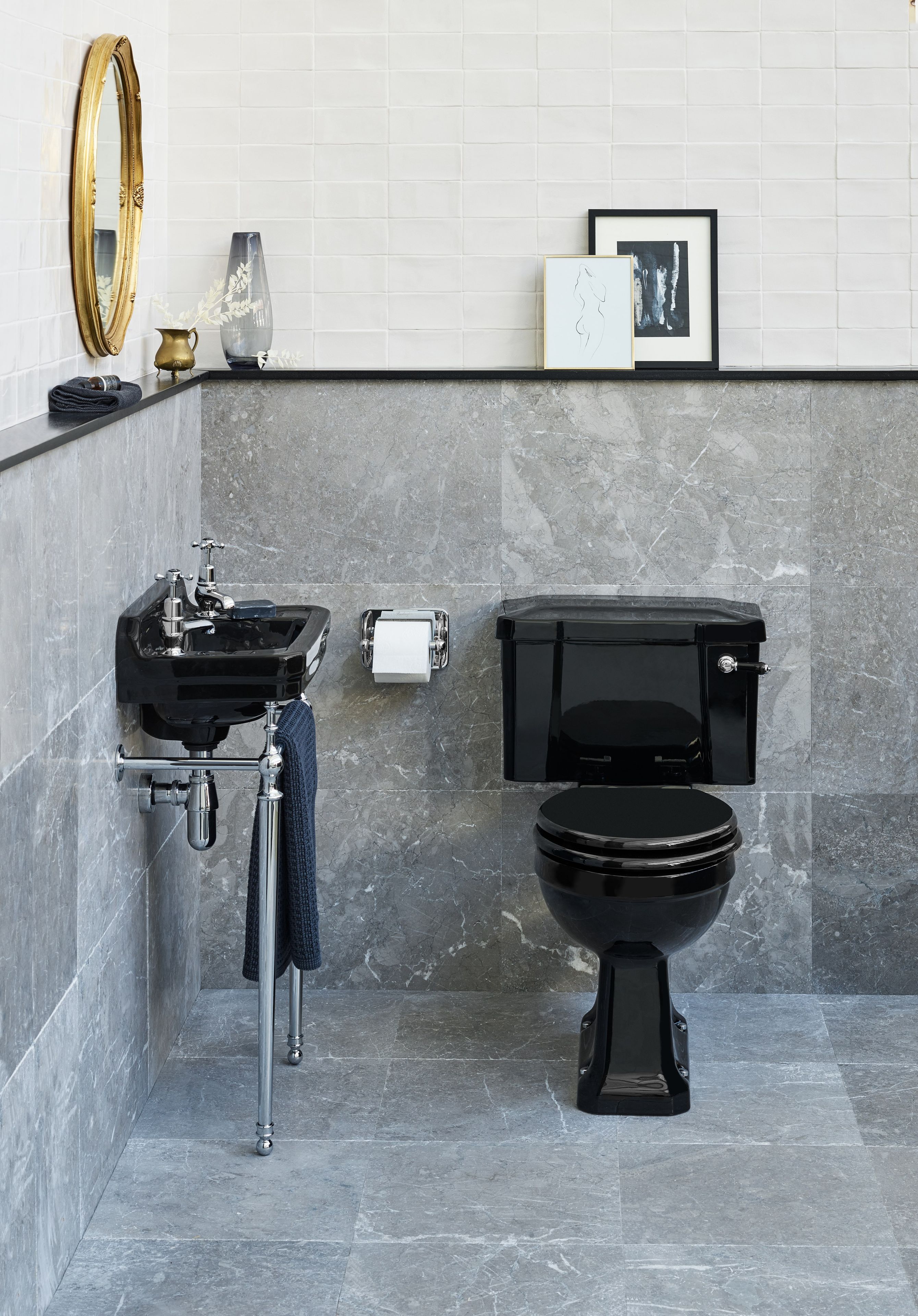 EDWARDIAN | Rectangular handrinse basin By Burlington Bathrooms