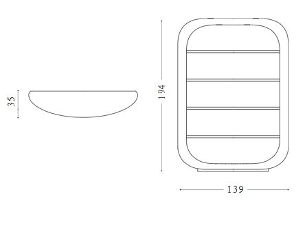 POLIFEMO Bookcase By EFORMA
