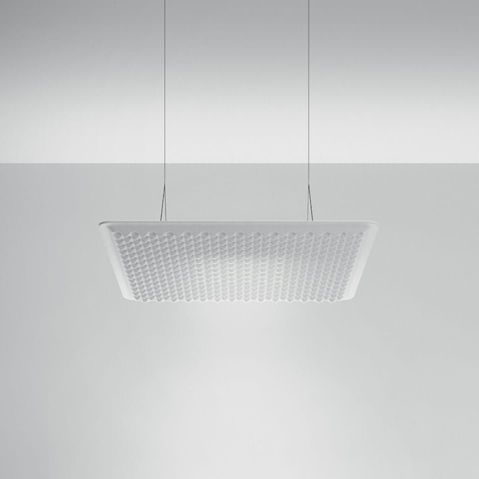 EGGBOARD MATRIX 800X800 Fabric hanging acoustic panel / pendant lamp By ...