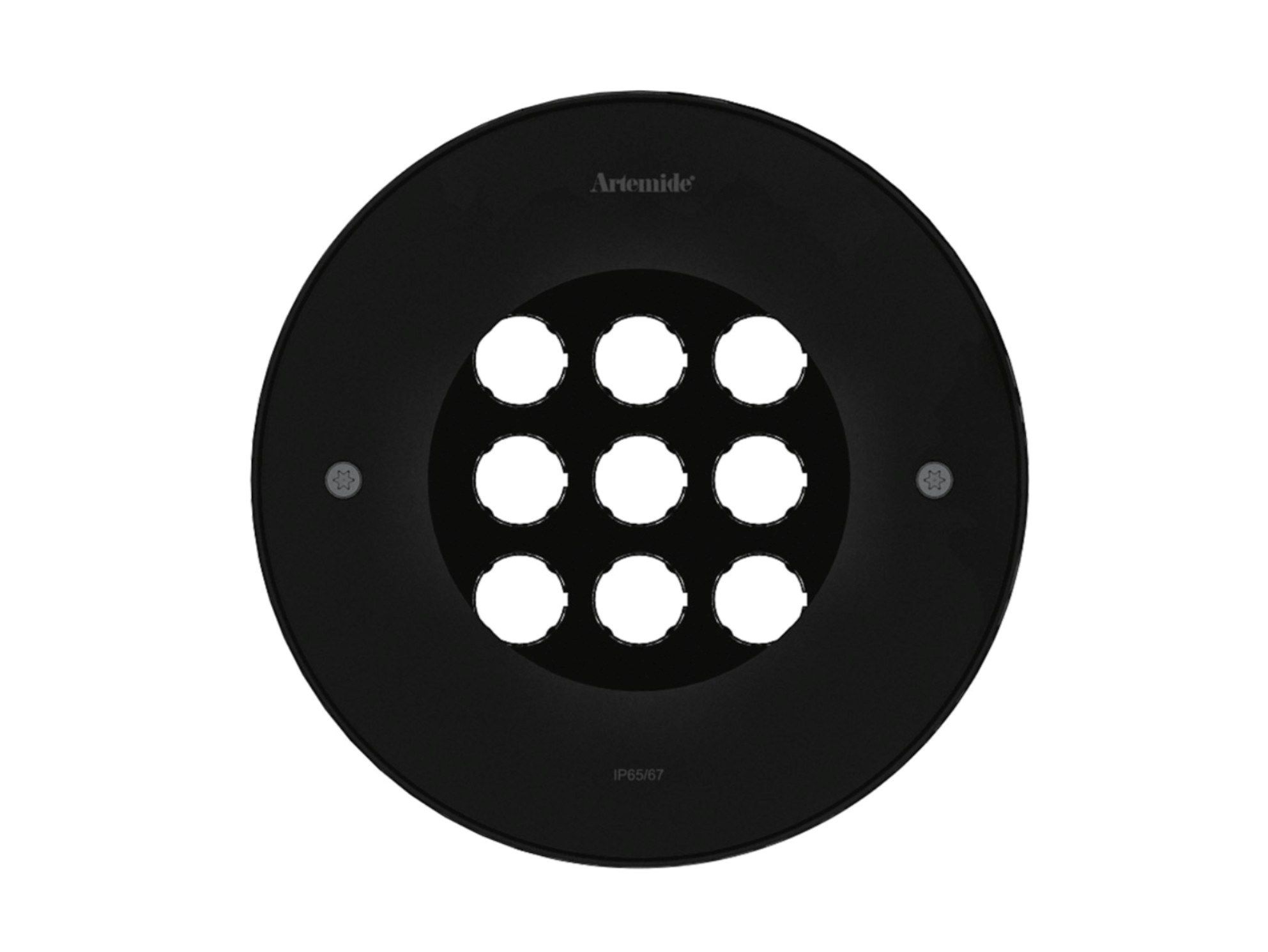 EGO DOWNLIGHT GLASS Ceiling recessed glass Outdoor spotlight By Artemide