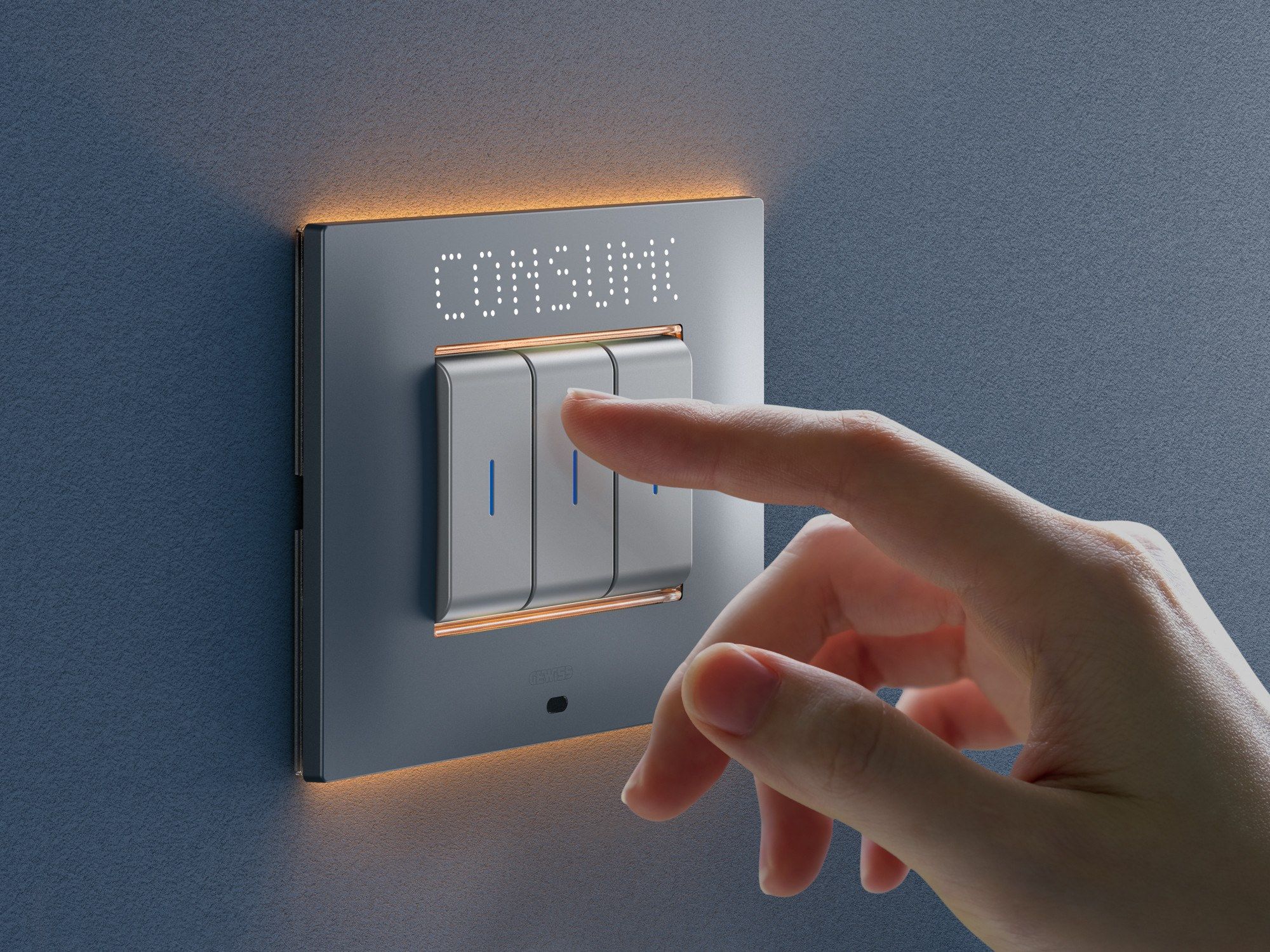 EGO SMART switch plate By GEWISS