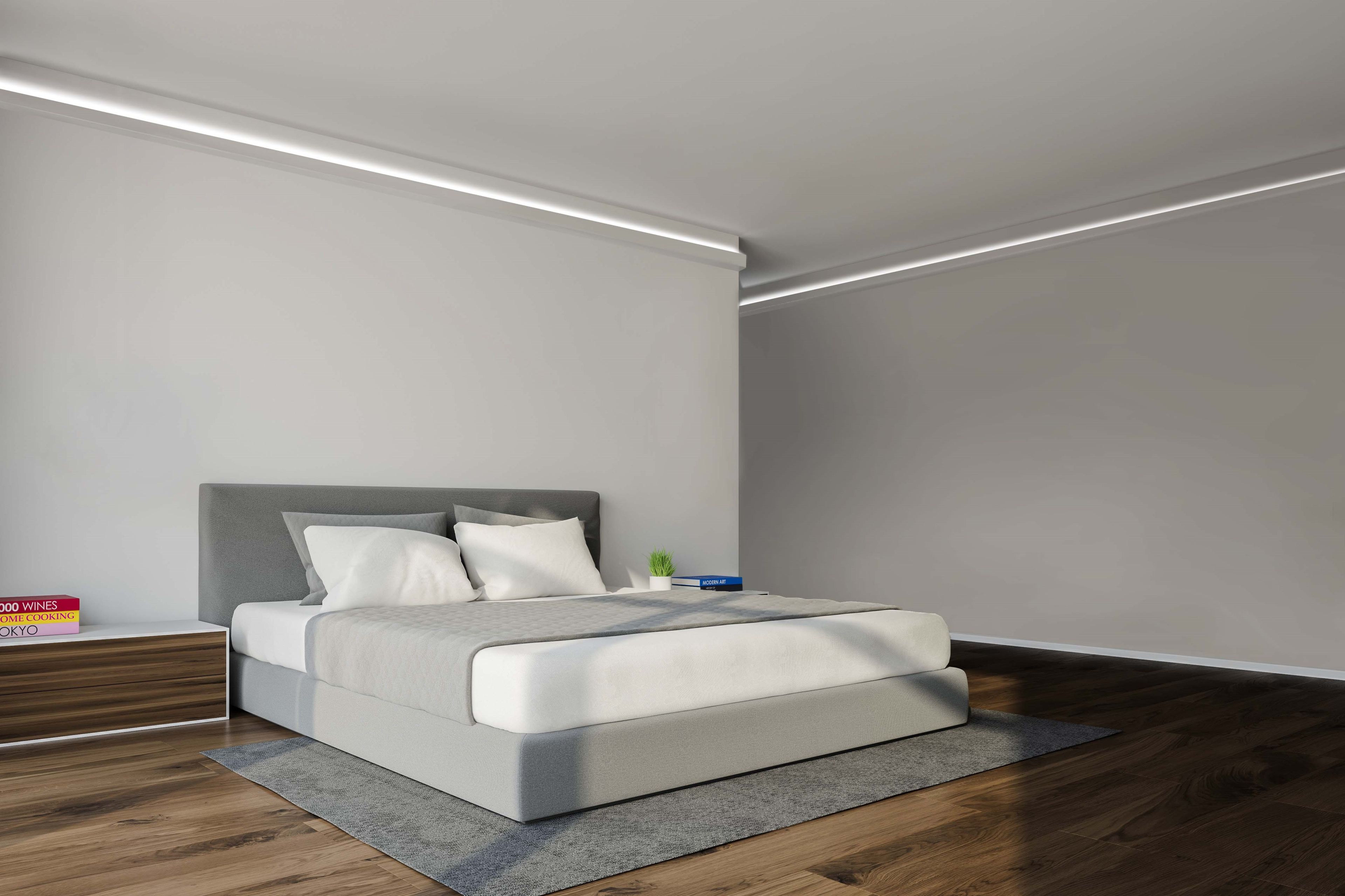 EL301 | Wall-mounted LED frame Linear lighting profile for LED modules ...