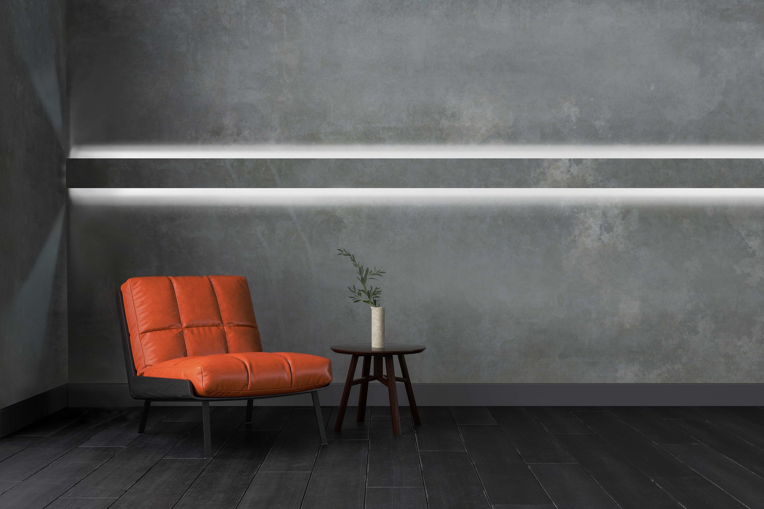 EL302| Up&down LED lighting flat profile Linear lighting profile for ...