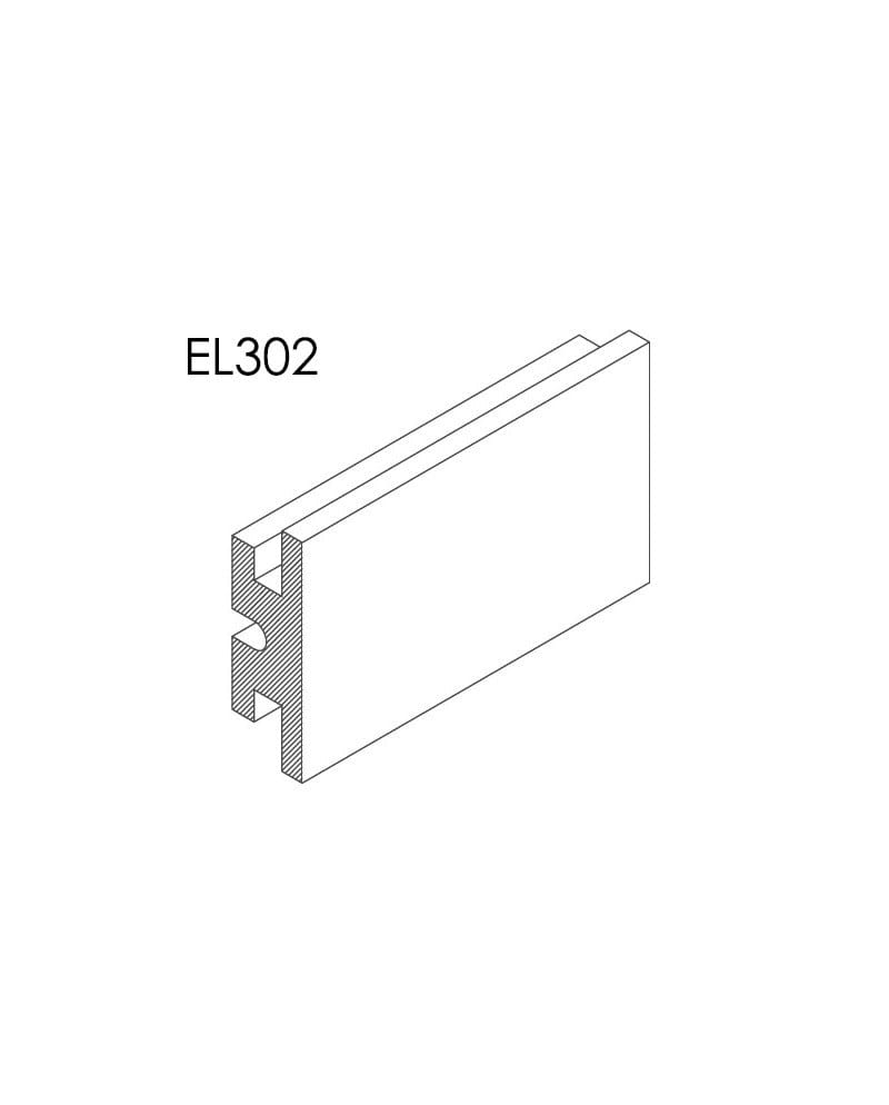 EL302| Up&down LED lighting flat profile Linear lighting profile for LED modules By Eleni Lighting