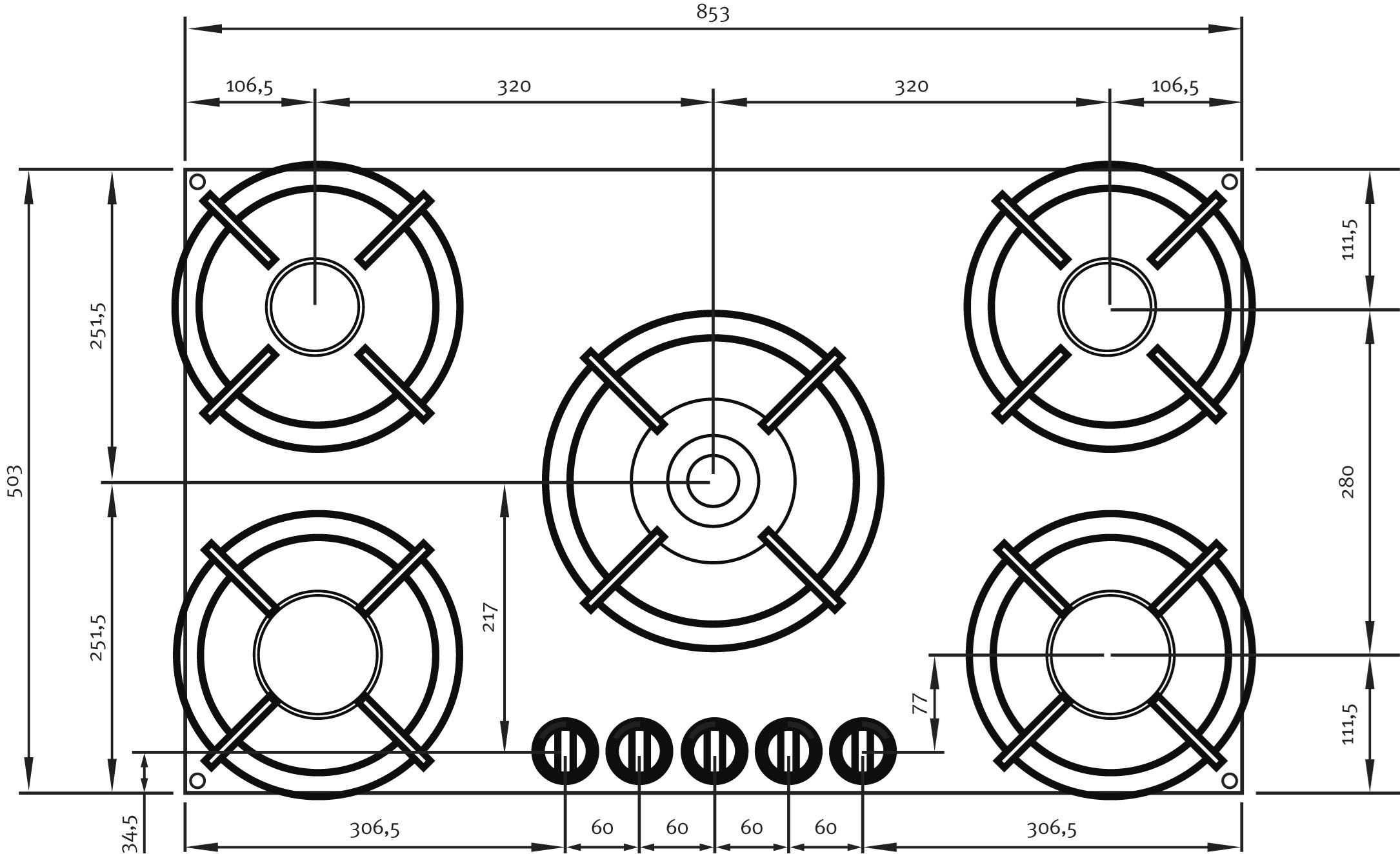 ELBRUS | Aluminium Burner By PITT cooking Italy