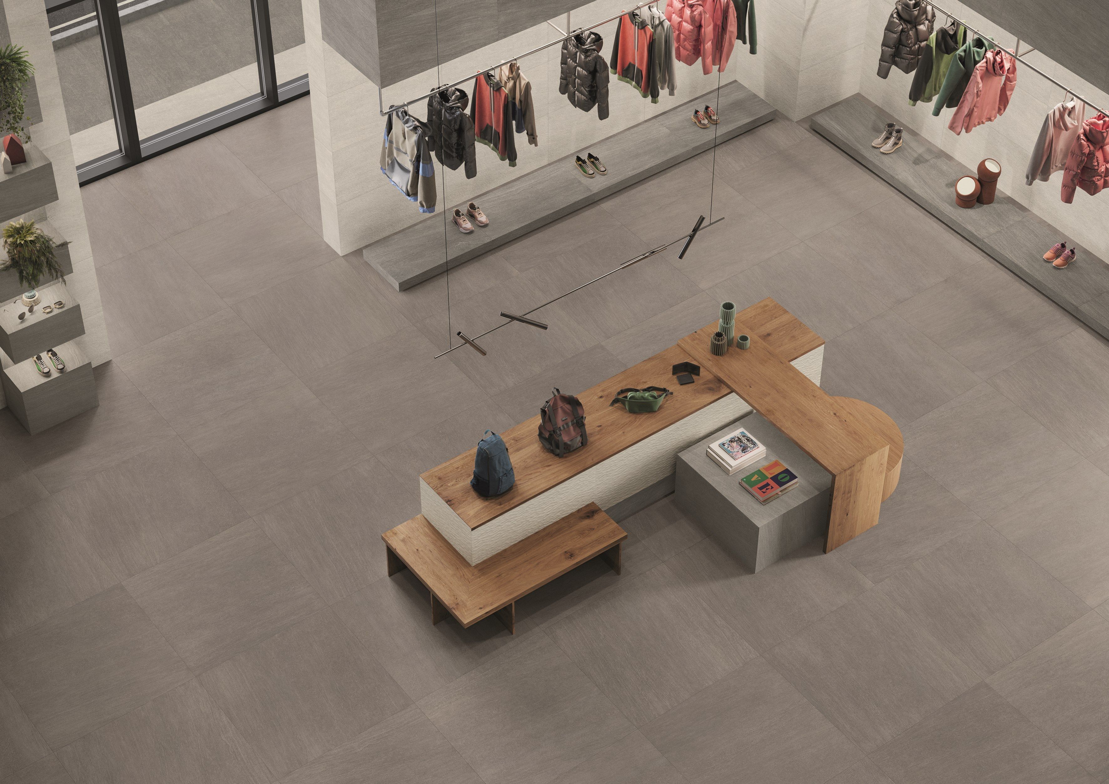 Porcelain stoneware wall/floor tiles with stone effect ELEGANCE PRO ...