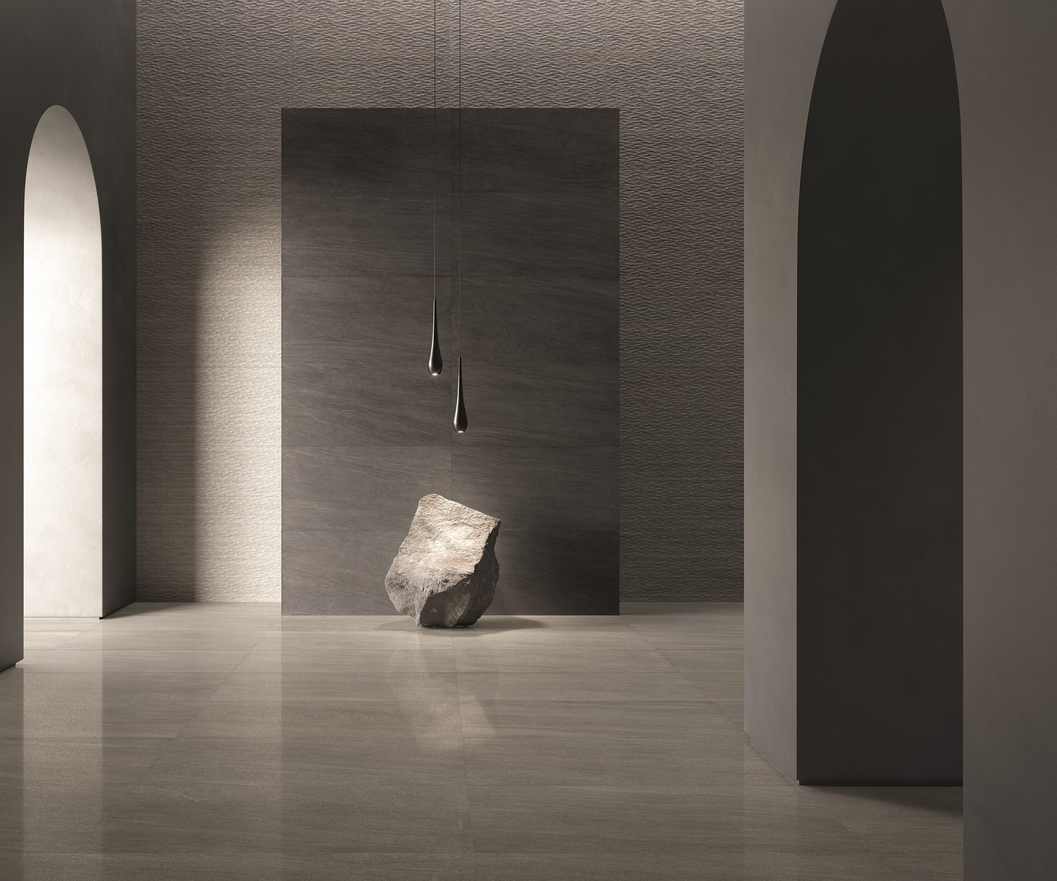 Porcelain stoneware wall/floor tiles with stone effect ELEGANCE PRO ...