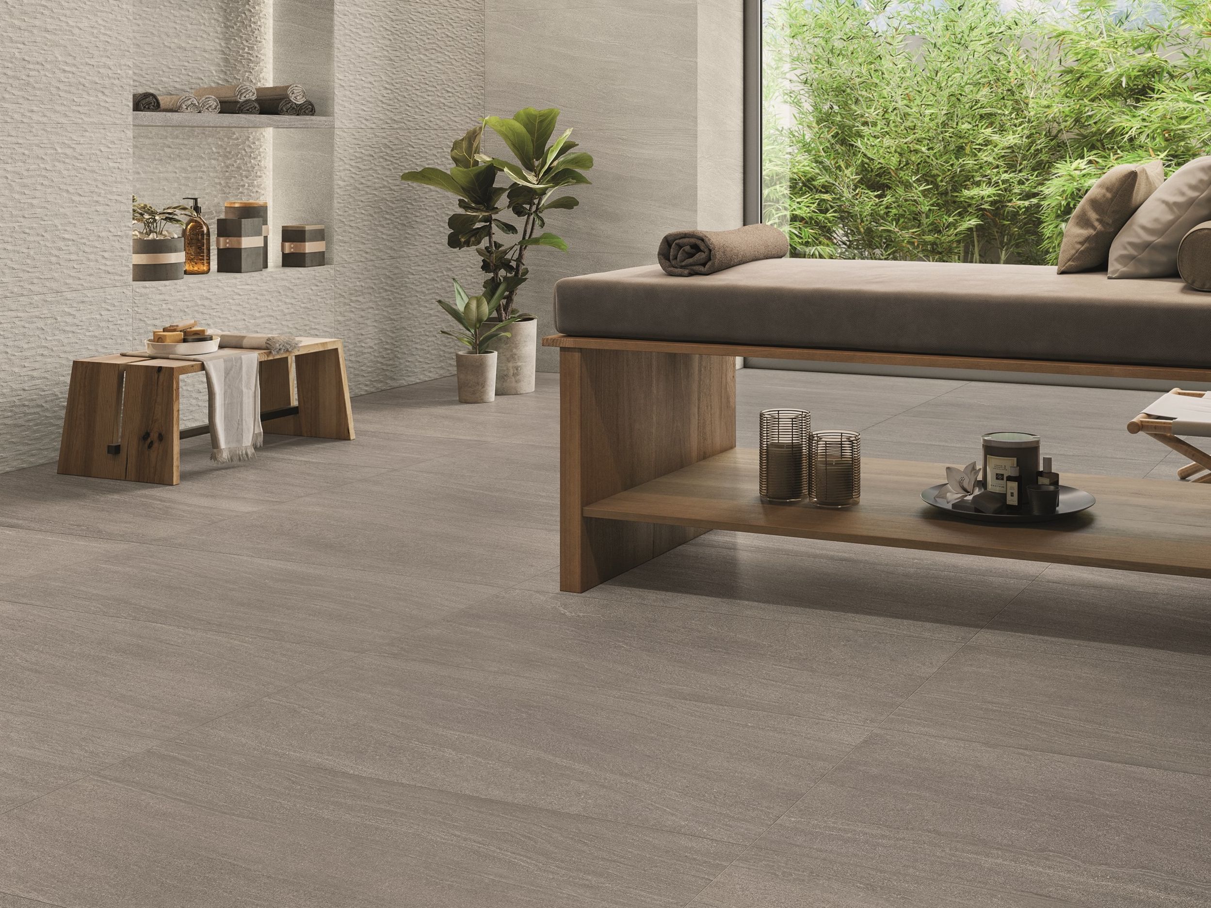 Porcelain stoneware wall/floor tiles with stone effect ELEGANCE PRO ...