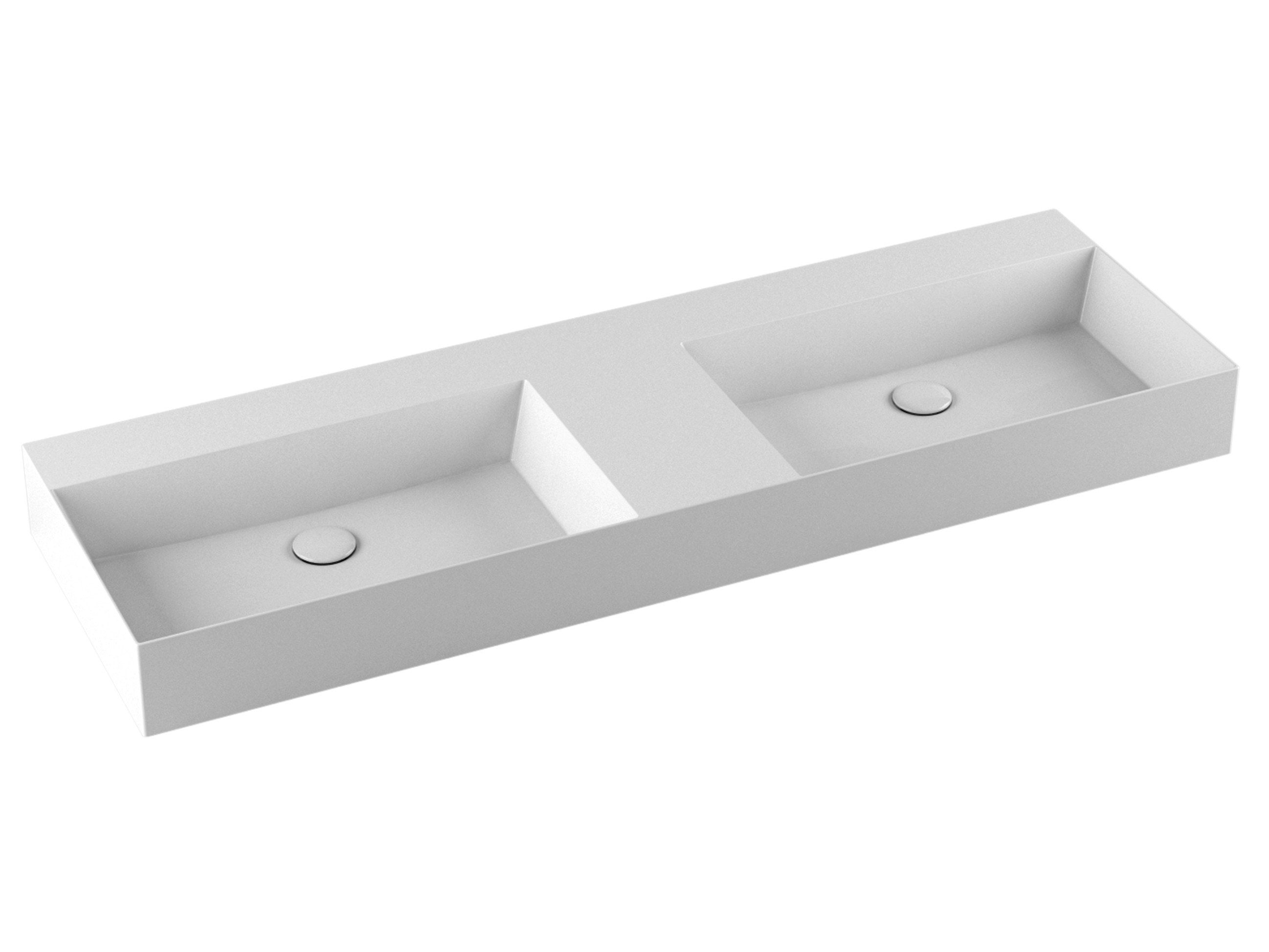 ELEGANCE SQUARED | Lavabo double Collection Elegance By Azzurra Ceramica