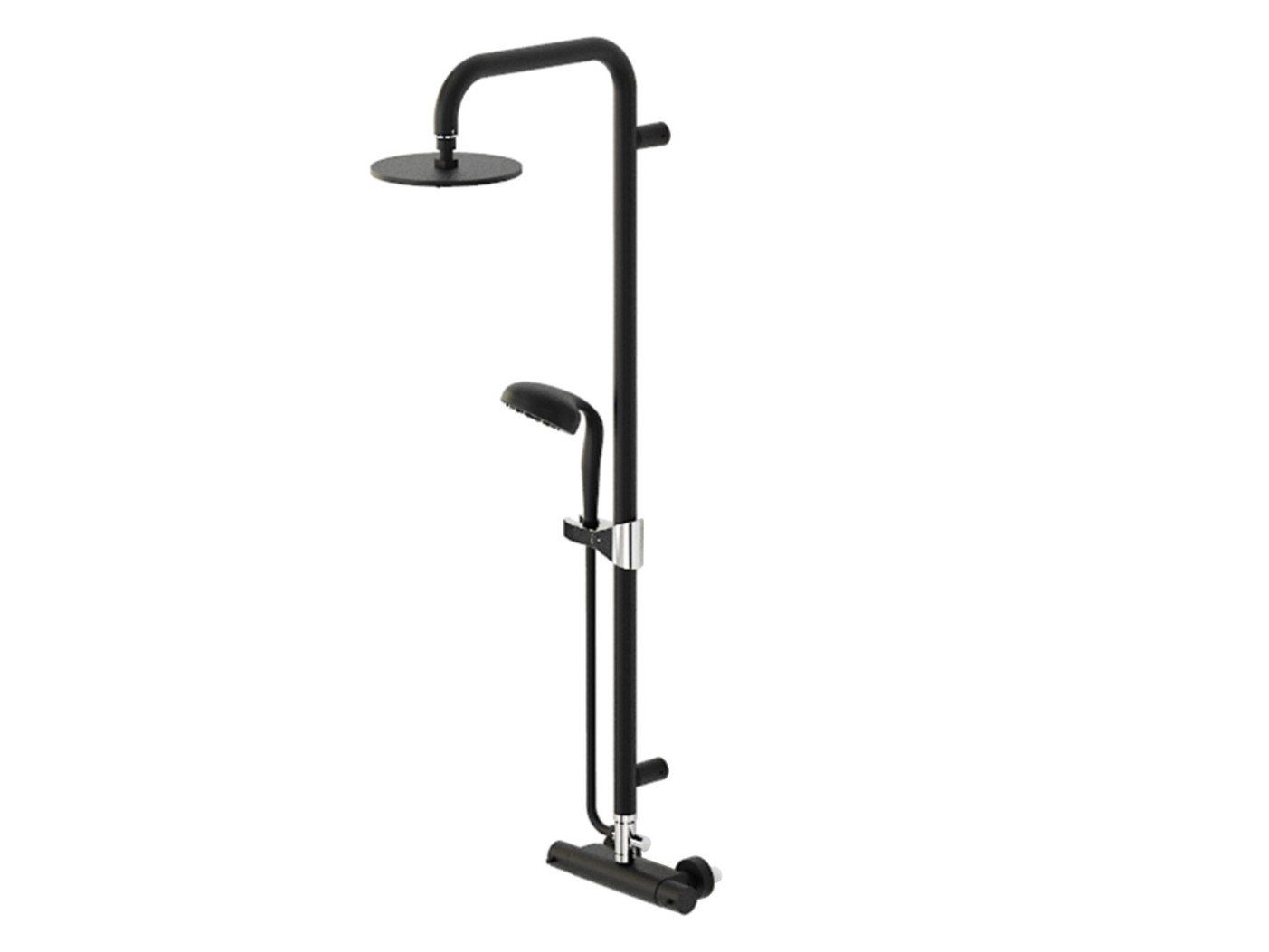 ELEGANCE Thermostatic shower panel with hand shower By Saniline