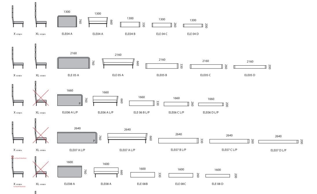 ELEMENT | High-back sofa By mminterier