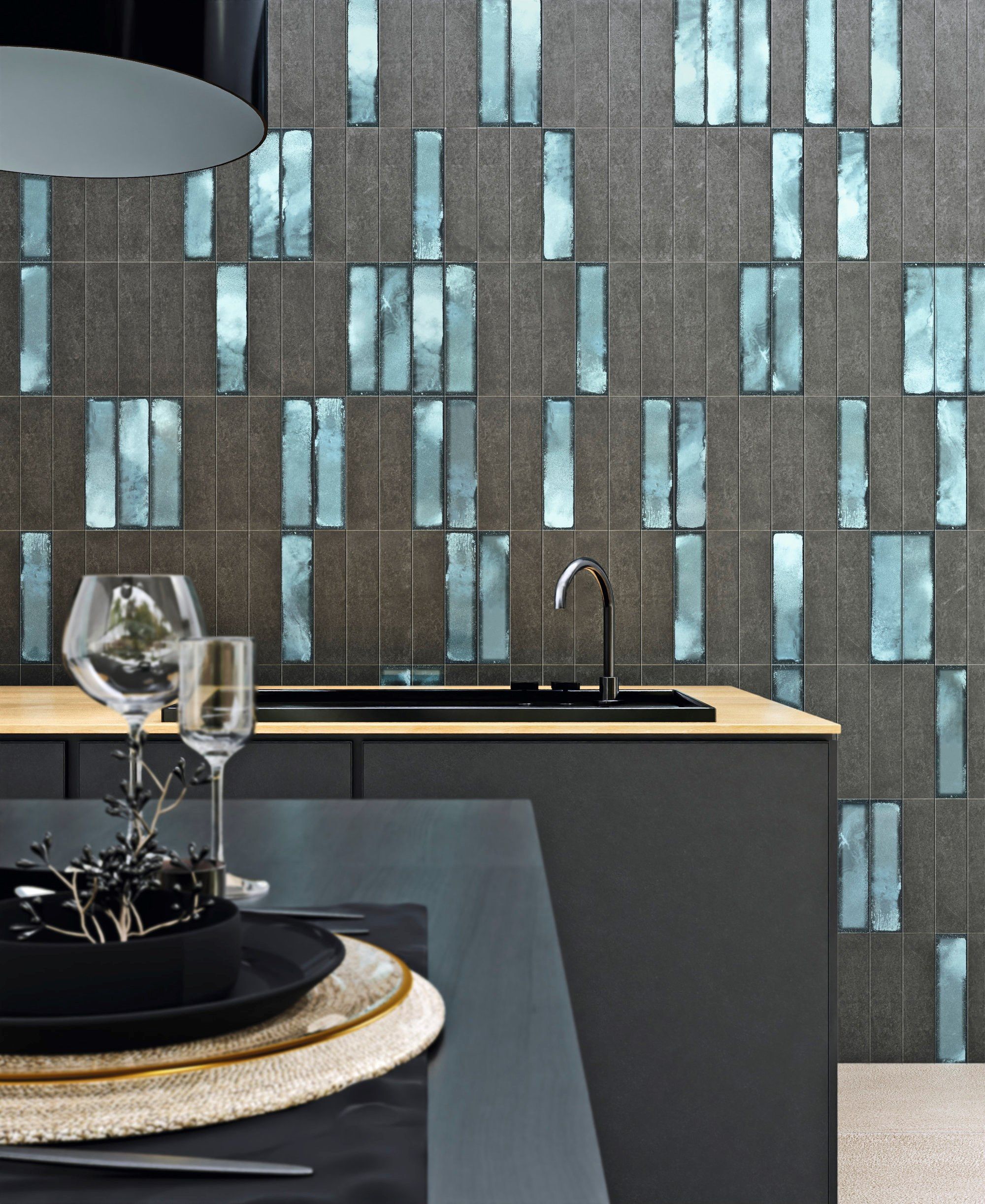 ELEMENTI LAVA Porcelain stoneware wall/floor tiles By Iris Ceramica