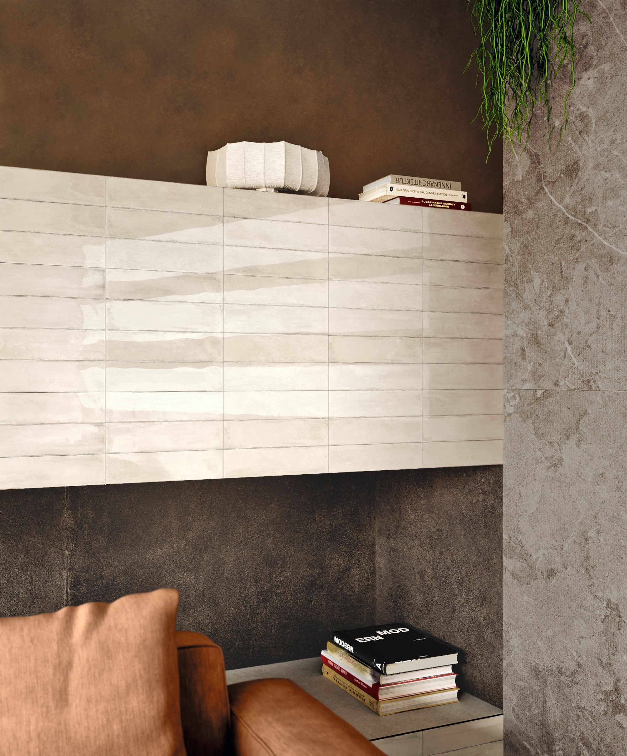 Indoor porcelain stoneware wall tiles with stone effect ELEMENTI PIETRA ...
