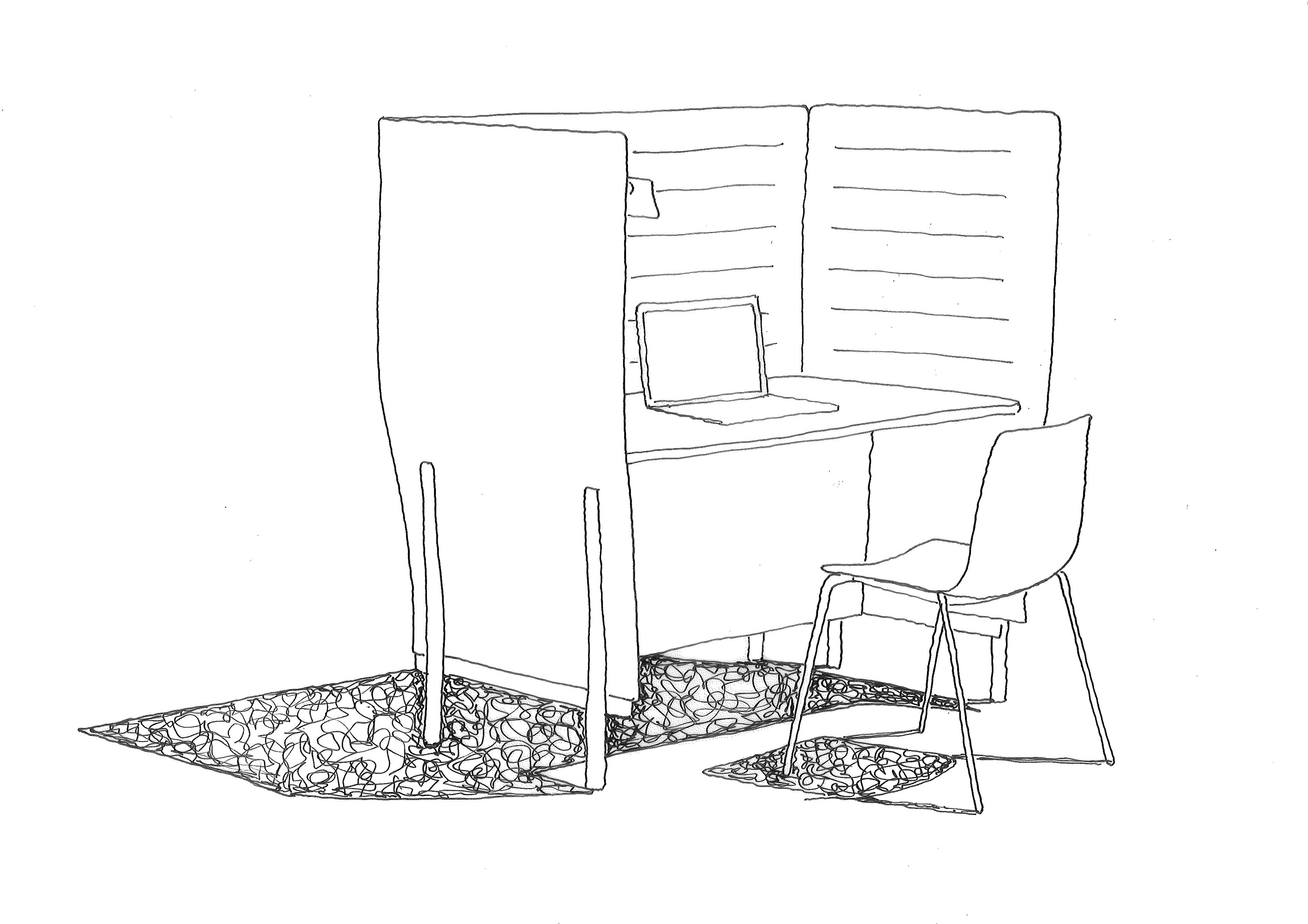 ELEVEN HIGH BACK DESK By Alias design PearsonLloyd