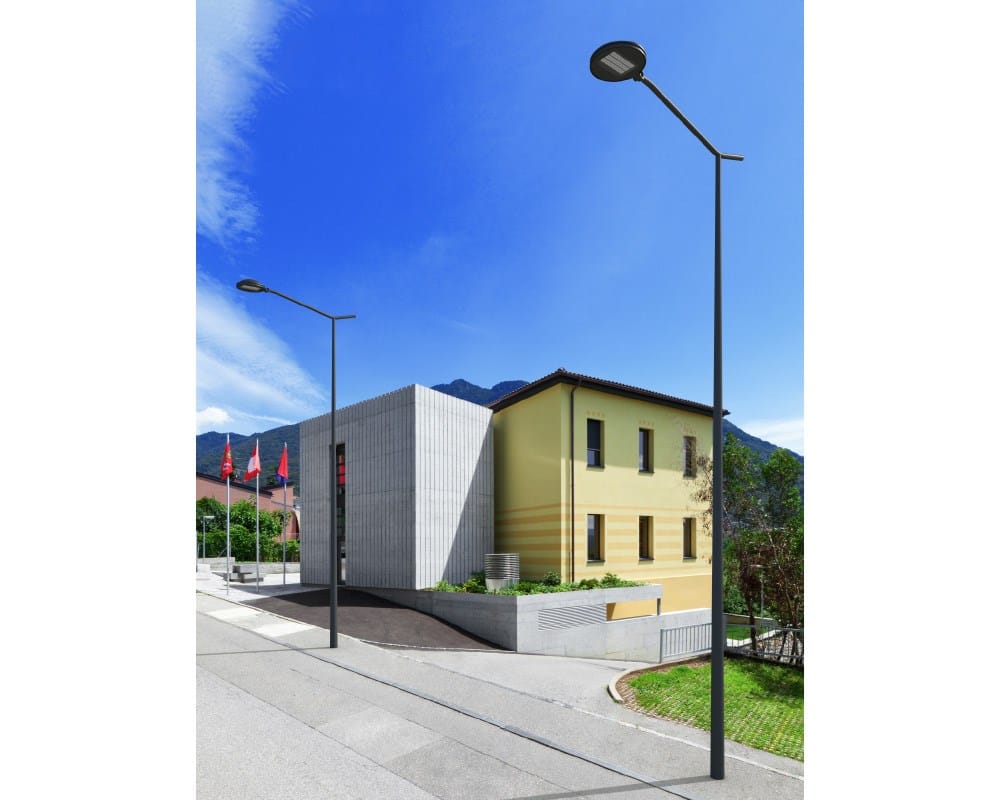 ELIPT X LED aluminium street lamp By GHM-ECLATEC | design Jean-Michel Wilmotte