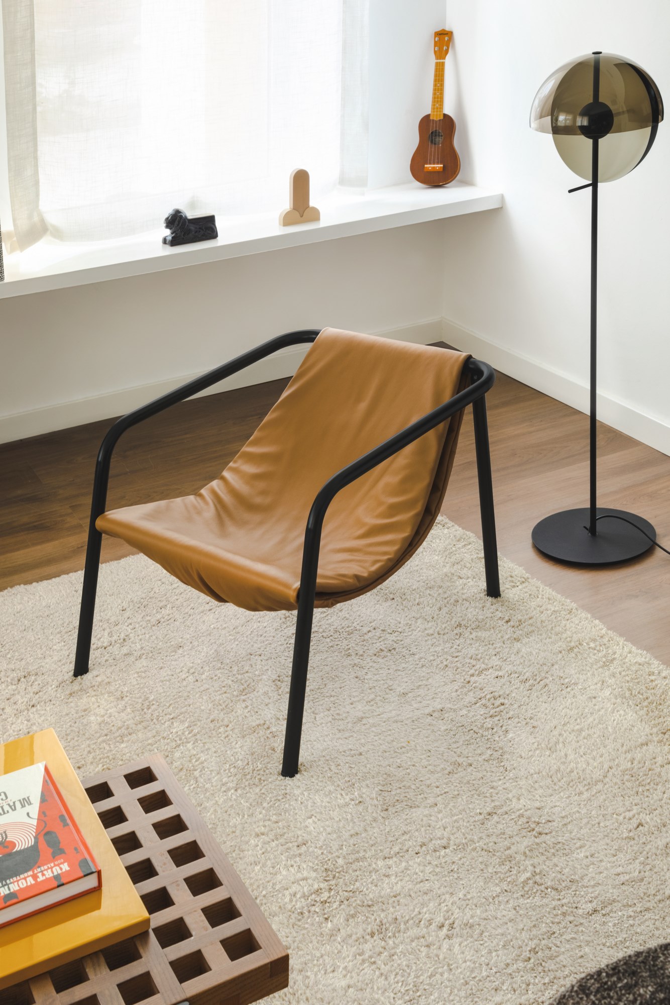 ELLE MINI | Easy chair Leather easy chair with armrests By Sancal ...