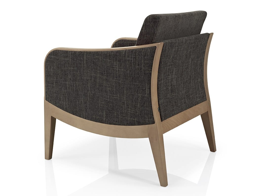 ELLEN | Fabric easy chair Fabric easy chair with armrests By More Contract