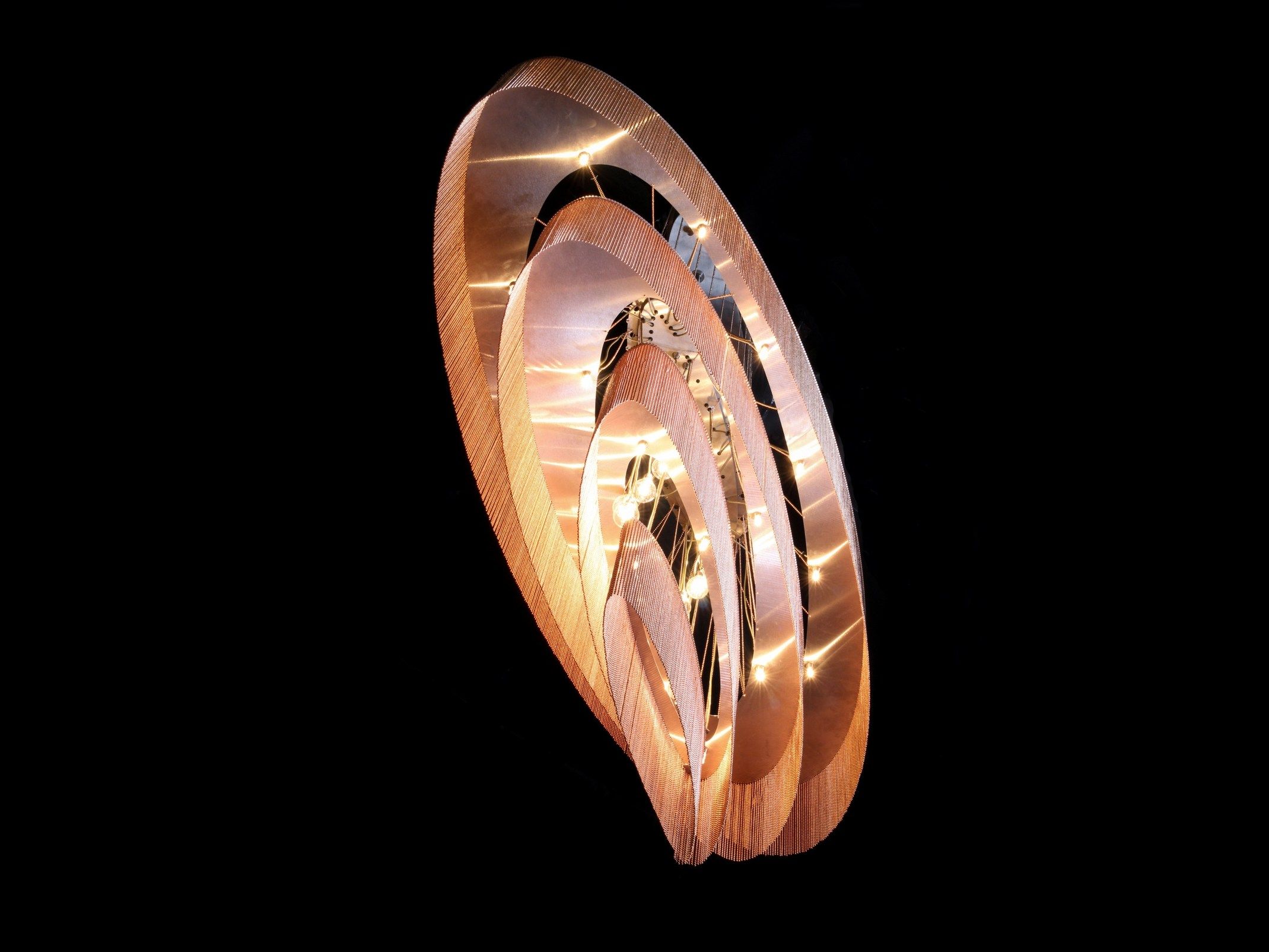 ELLIPTICAL NEBULA Chandelier By Willowlamp | design Adam Hoets