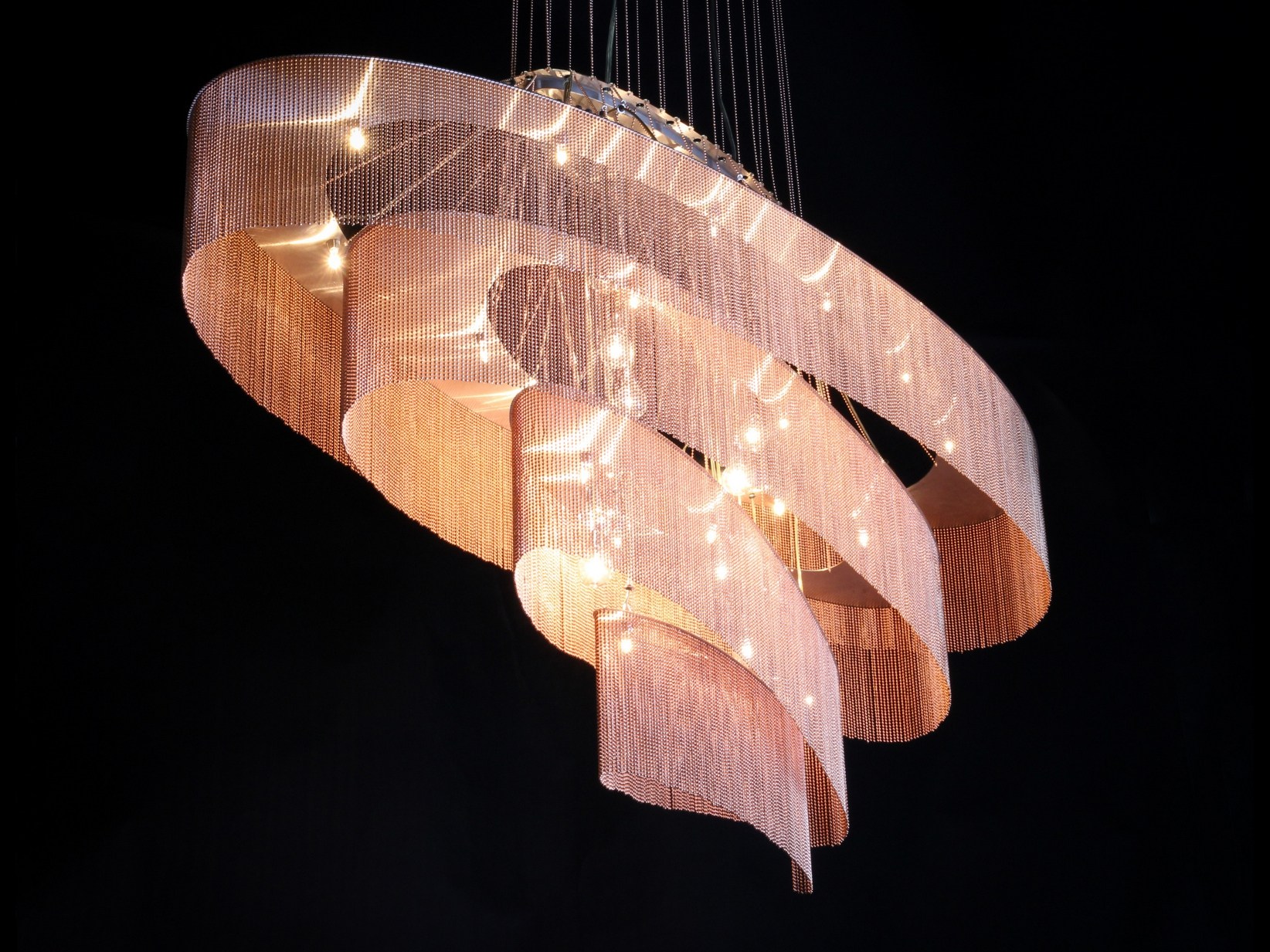 ELLIPTICAL NEBULA Chandelier By Willowlamp | design Adam Hoets