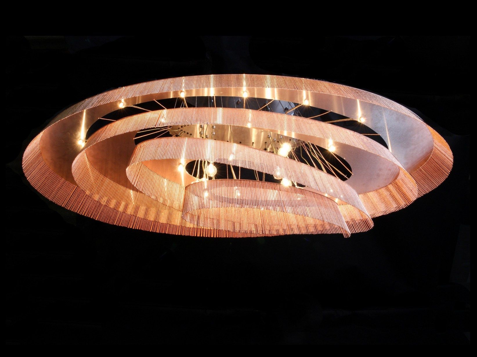 ELLIPTICAL NEBULA Chandelier By Willowlamp | design Adam Hoets