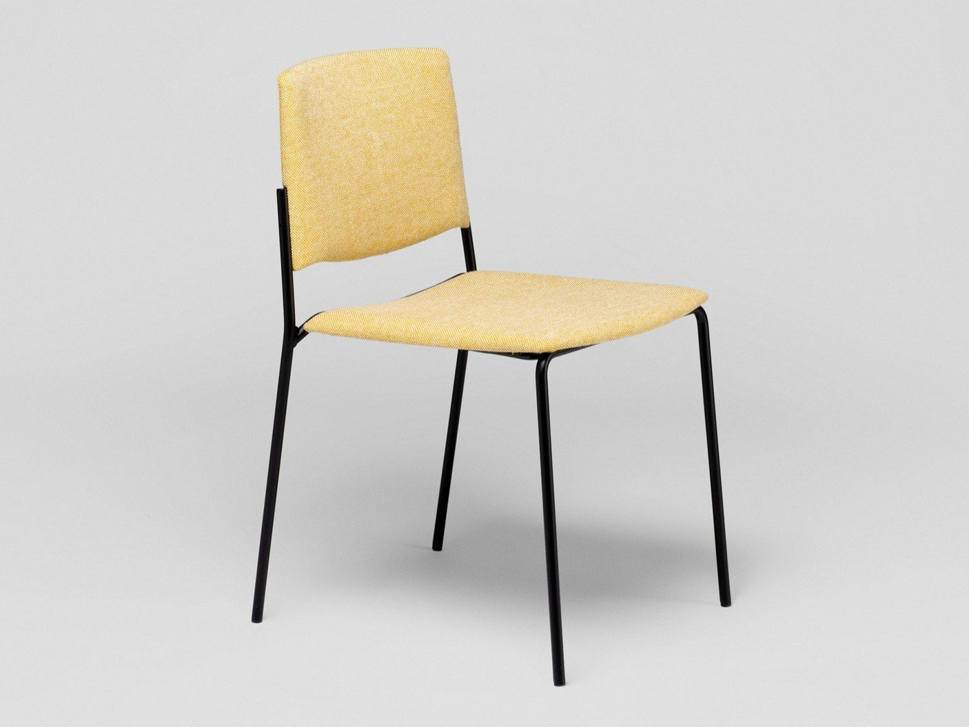 EMA 4L Upholstered stackable chair By ENEA | design Lievore Altherr Molina