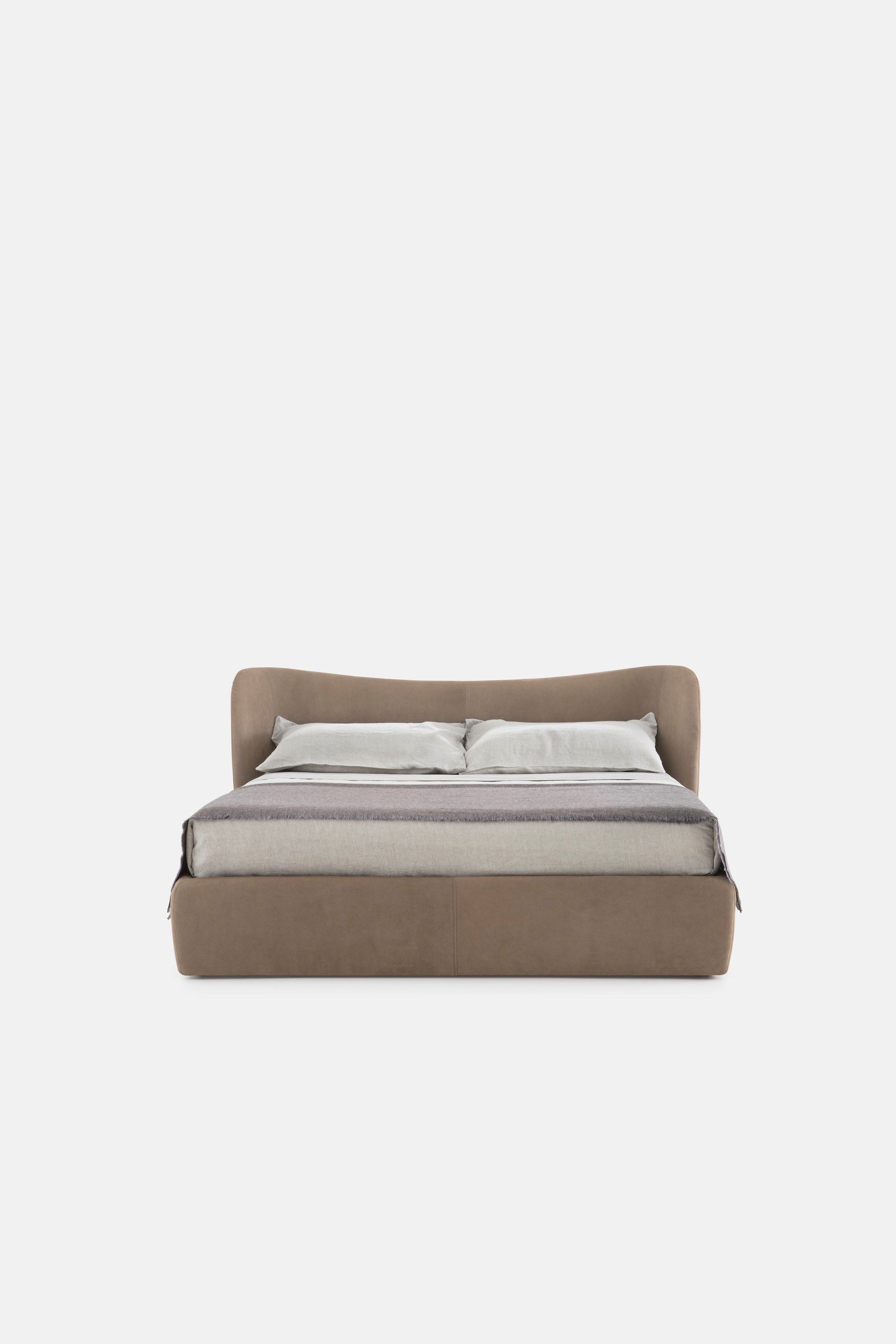 EMBRACE Fabric double bed with upholstered headboard By Pianca | design ...