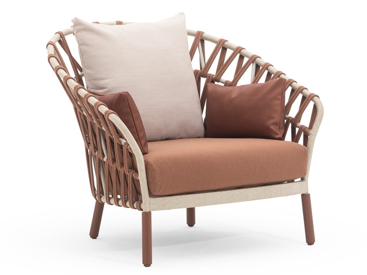 EMMA CROSS Acrylic garden armchair with armrests By Varaschin | design ...