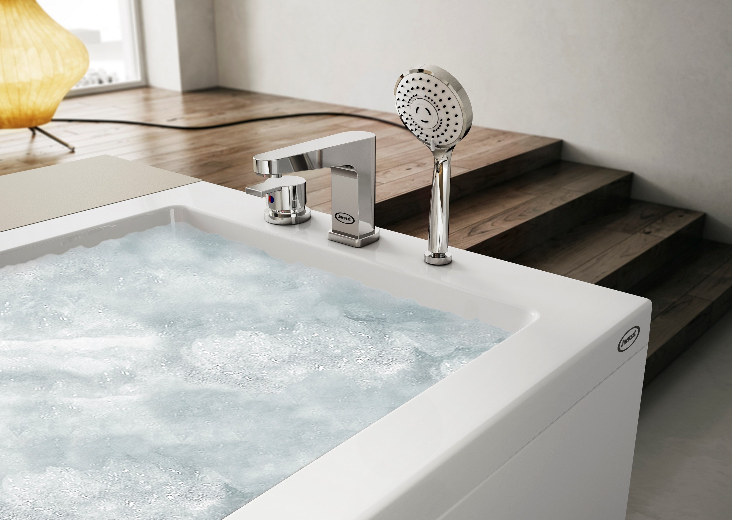 ENERGY 180 Hydromassage rectangular bathtub By Jacuzzi® | design Emo Design