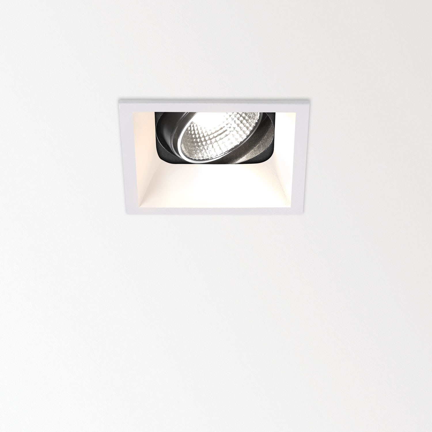 ENTERO SQ-S LED adjustable square spotlight By Deltalight
