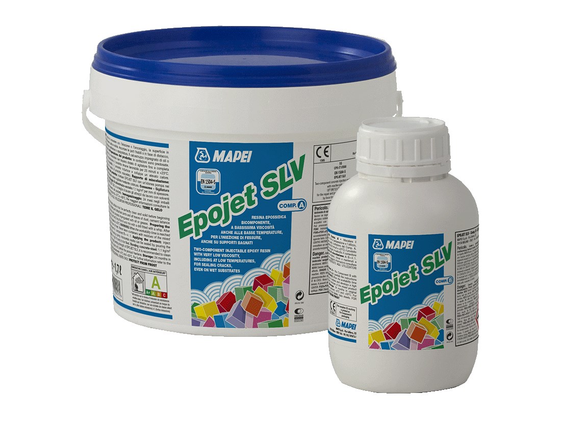 Resina epossidica bicomponente per iniezioni EPOJET SLV By MAPEI