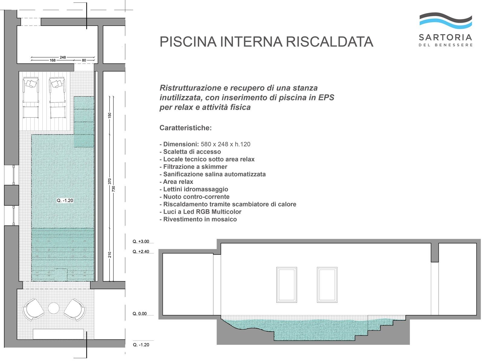 EPS swimming pool By La Veneta Forme