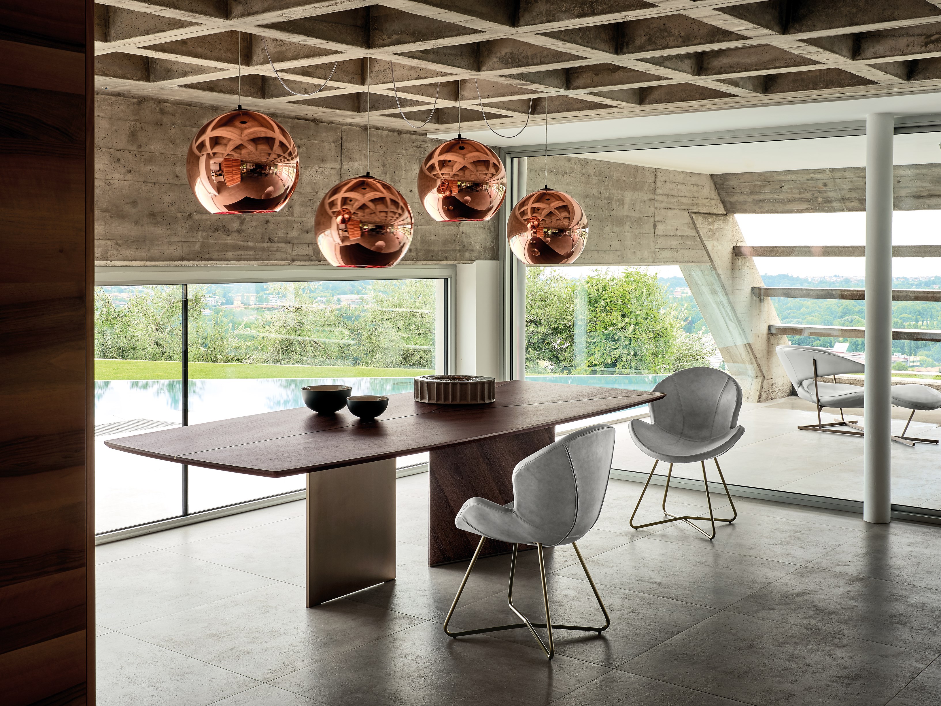 EPSILON Sucupira dining table By Arketipo | design Maurizio Manzoni ...
