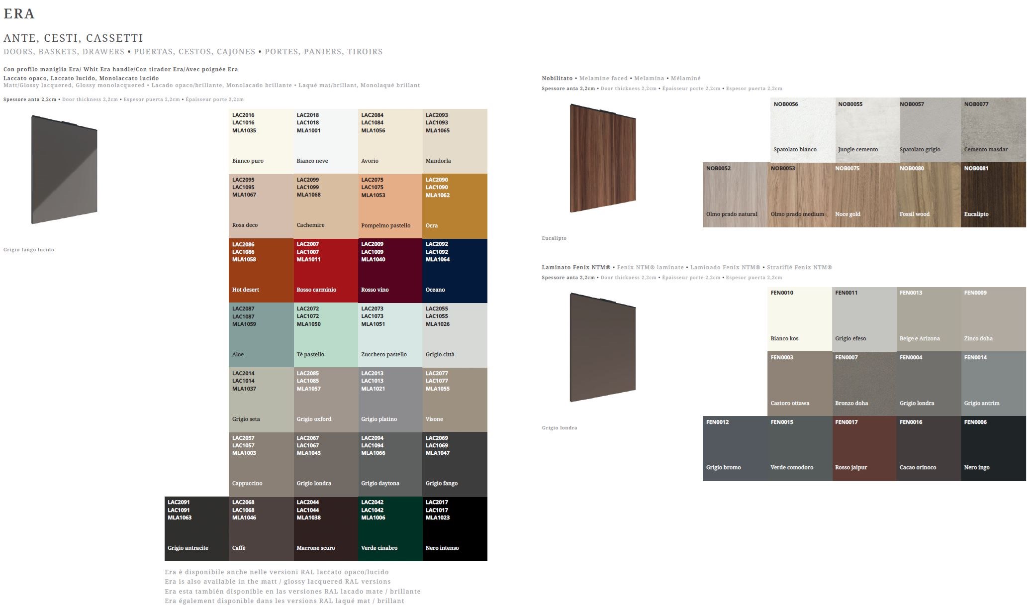 Kitchen with peninsula ERA 03 By Febal Casa design Paolo Colombo