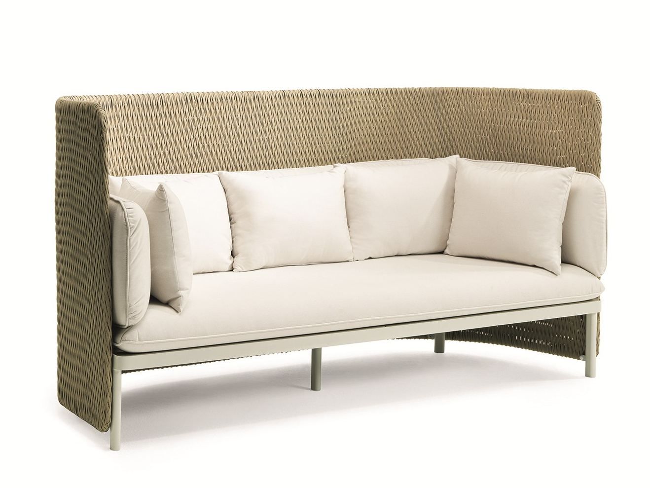 ESEDRA | High-back garden sofa By Ethimo design Luca Nichetto