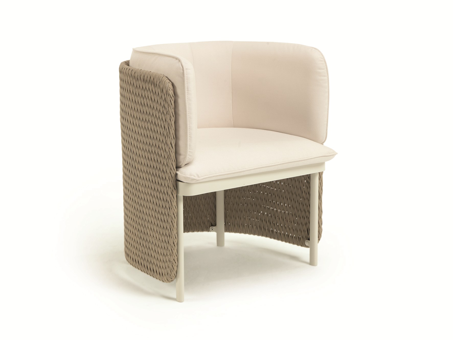 ESEDRA Upholstered garden chair with armrests By Ethimo | design Luca ...
