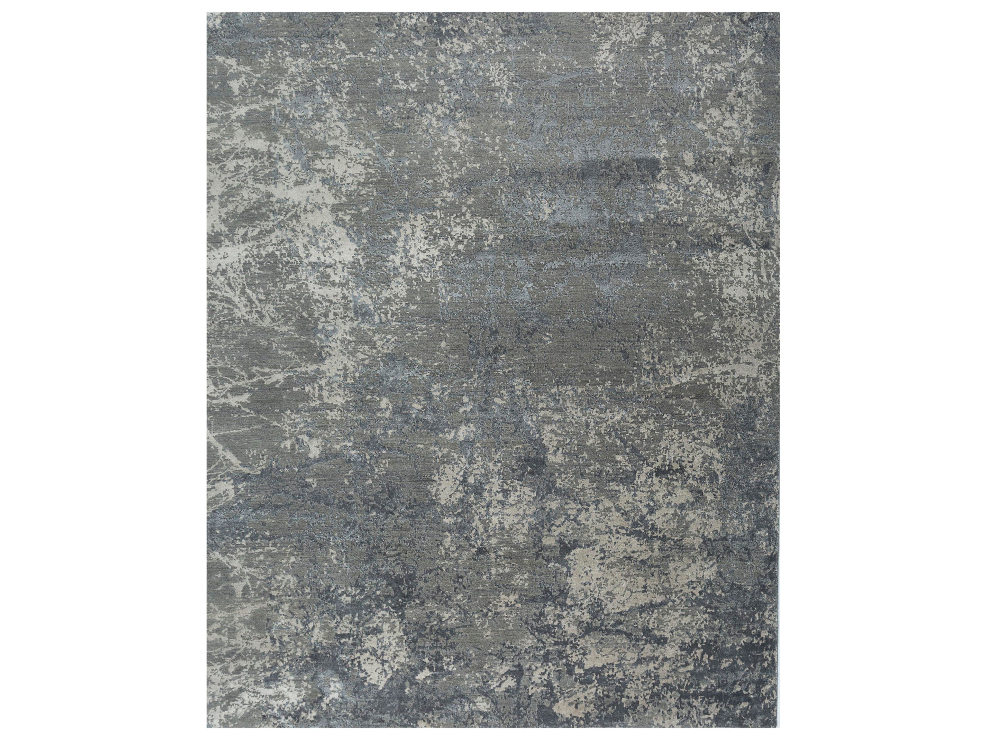 ESK-411 Medium Gray/Fossil Handmade rug By Jaipur Rugs | design Kavi Design