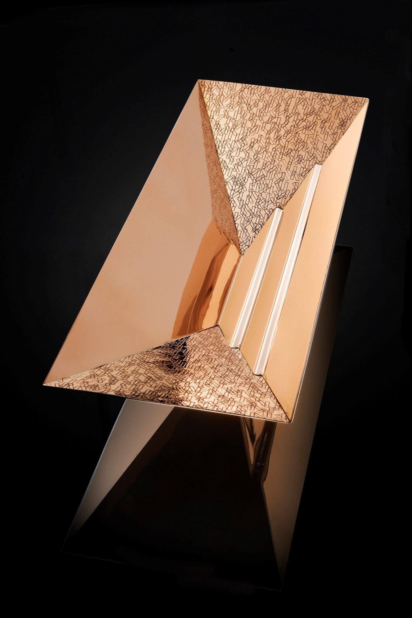 ESPANSIONE | Copper centerpiece By ZANETTO design Enrico Zanetto