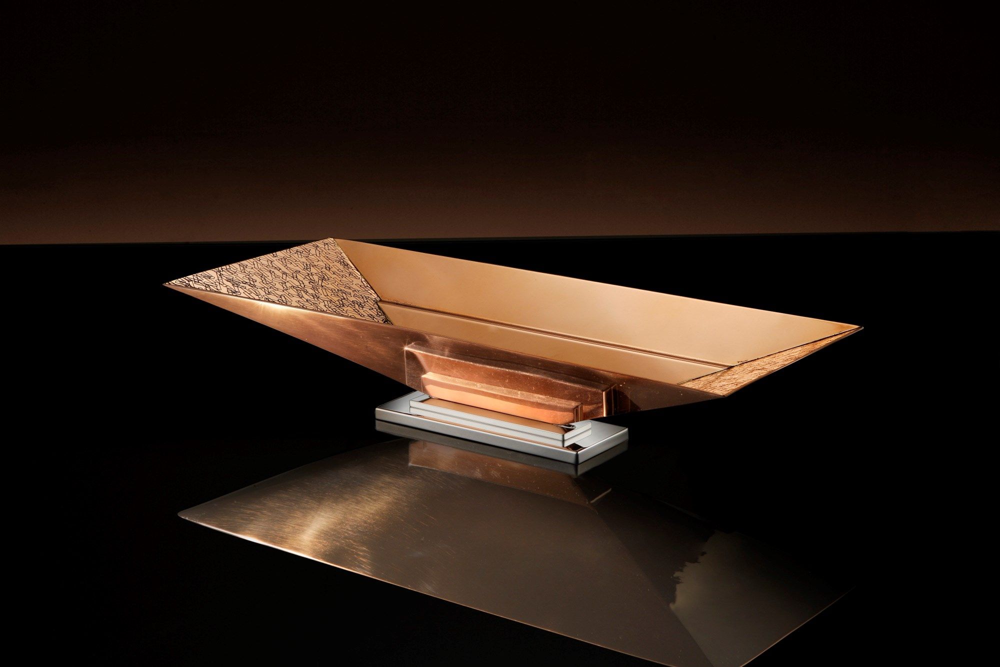 ESPANSIONE | Copper centerpiece By ZANETTO design Enrico Zanetto