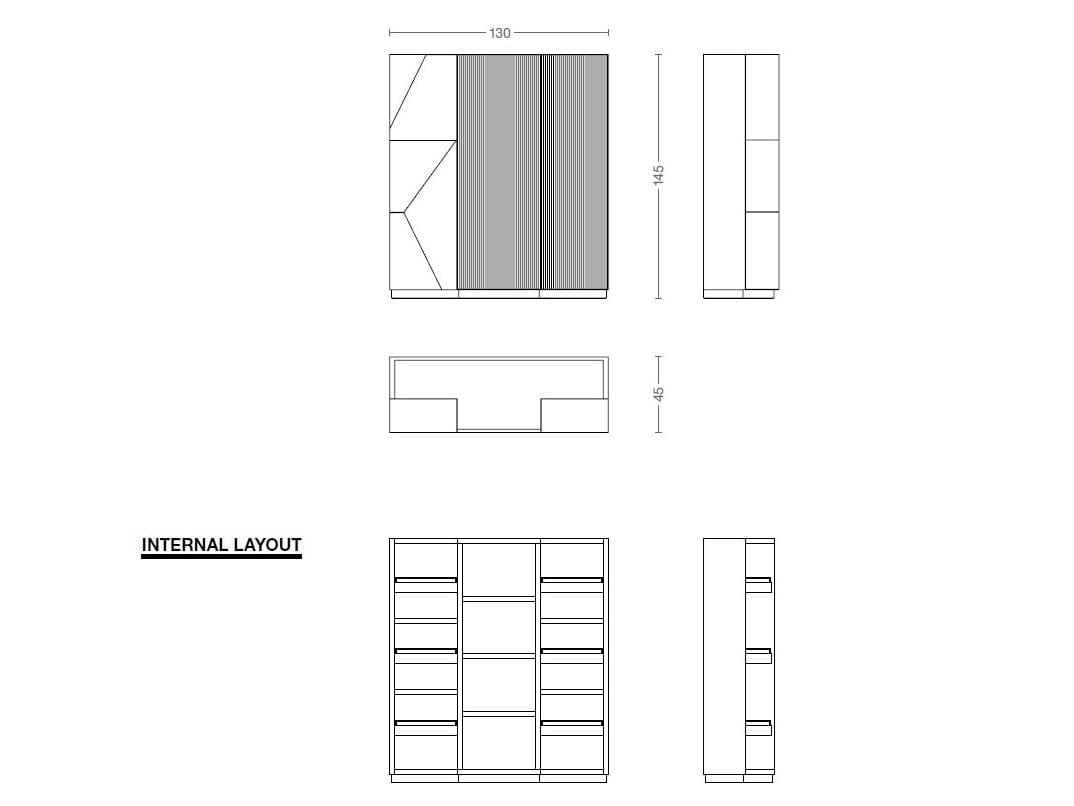 ESSENCE HIGH | Highboard By GIOPAGANI design Giovanni Pagani