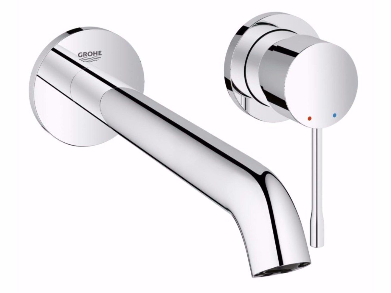 ESSENCE NEW - SIZE M | Wall-mounted washbasin mixer By Grohe